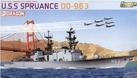 Dragon Models 1/700 Spruance-Class Destroyer | Encyclopedia of Scale ...