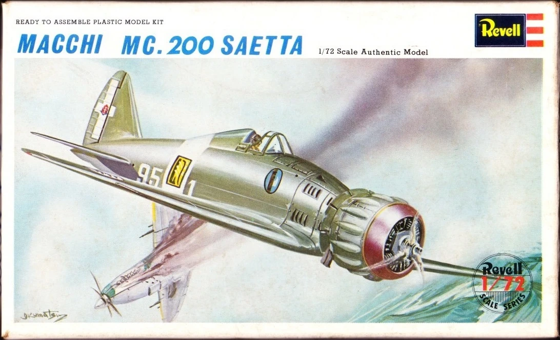 Gunze/Revell 1/72 H-657 Macchi MC.200 Saetta | Encyclopedia of Scale ...