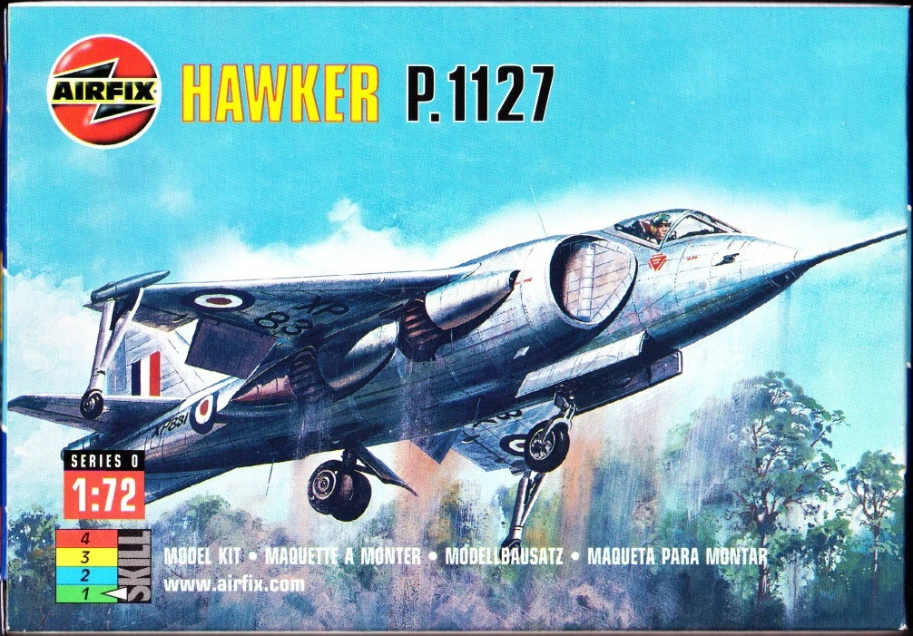 Airfix 1/72 00033 Hawker P.1127 | Encyclopedia of Scale Models Wiki ...