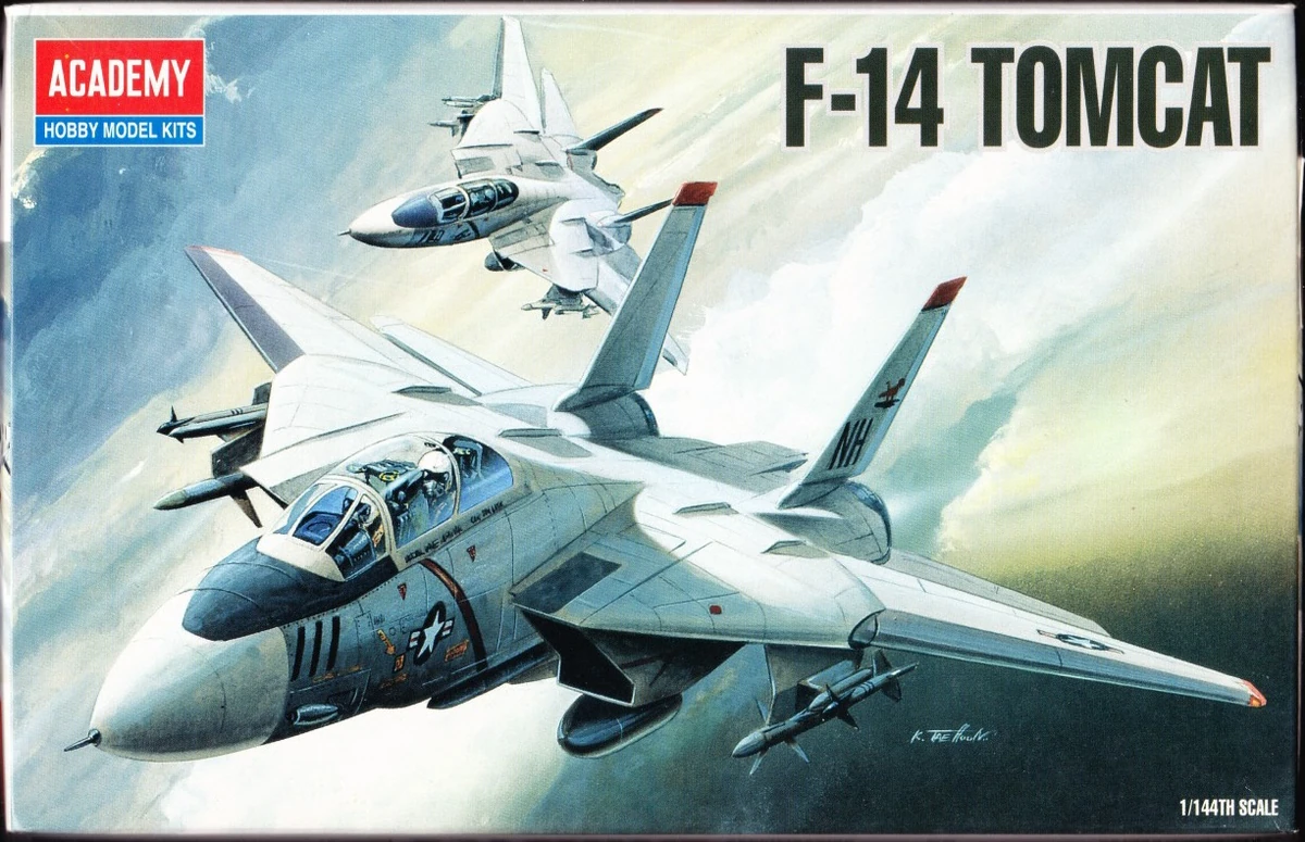 Academy 1/144 Grumman F-14A Tomcat (kit 4434) | Encyclopedia of Scale ...