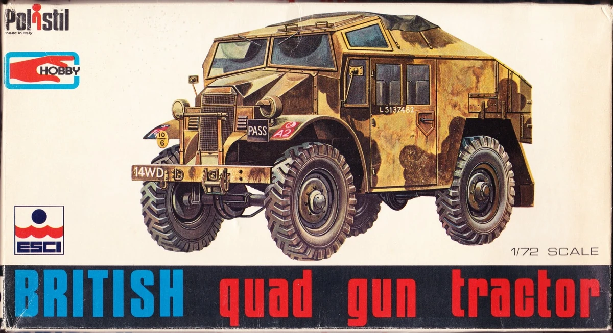 Polistil/ESCI 1/72 8042 British Quad Gun Tractor | Encyclopedia of ...