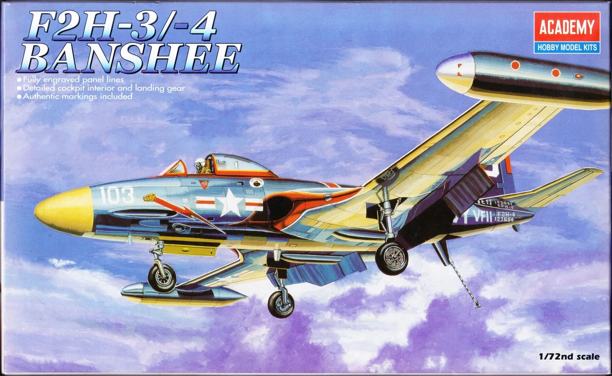 Academy 1/72 1626 F2H-3/-4 Banshee | Encyclopedia of Scale Models Wiki ...