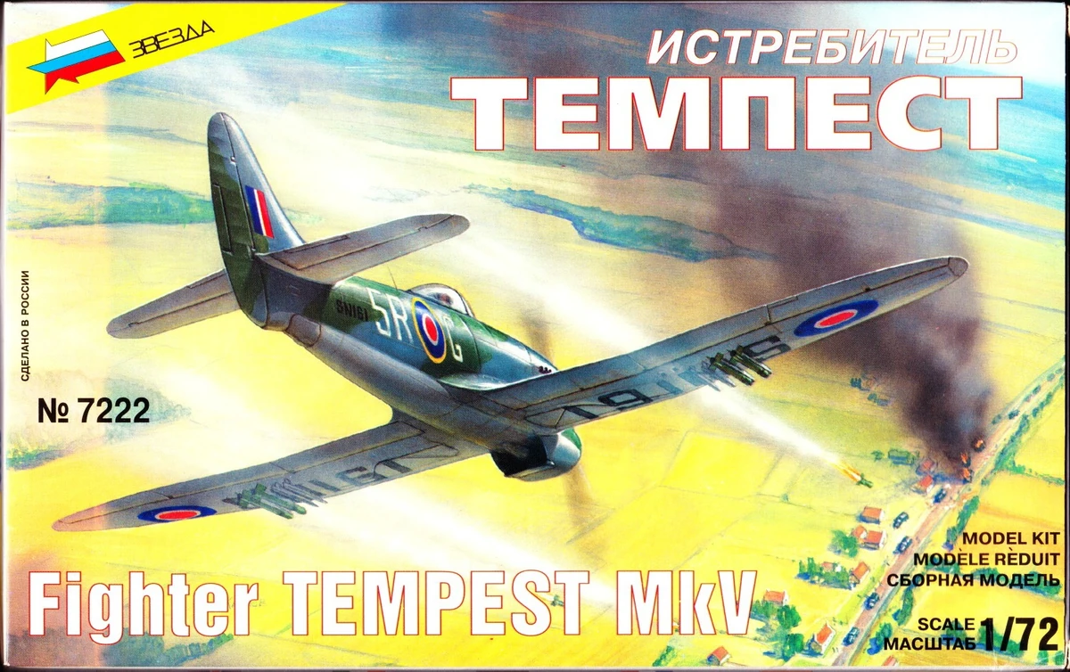 Zvezda 1/72 7222 Tempest Mk V | Encyclopedia of Scale Models Wiki | Fandom