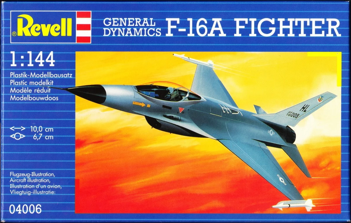 Revell/Germany 1/144 04006 General Dynamics F-16A | Encyclopedia of ...
