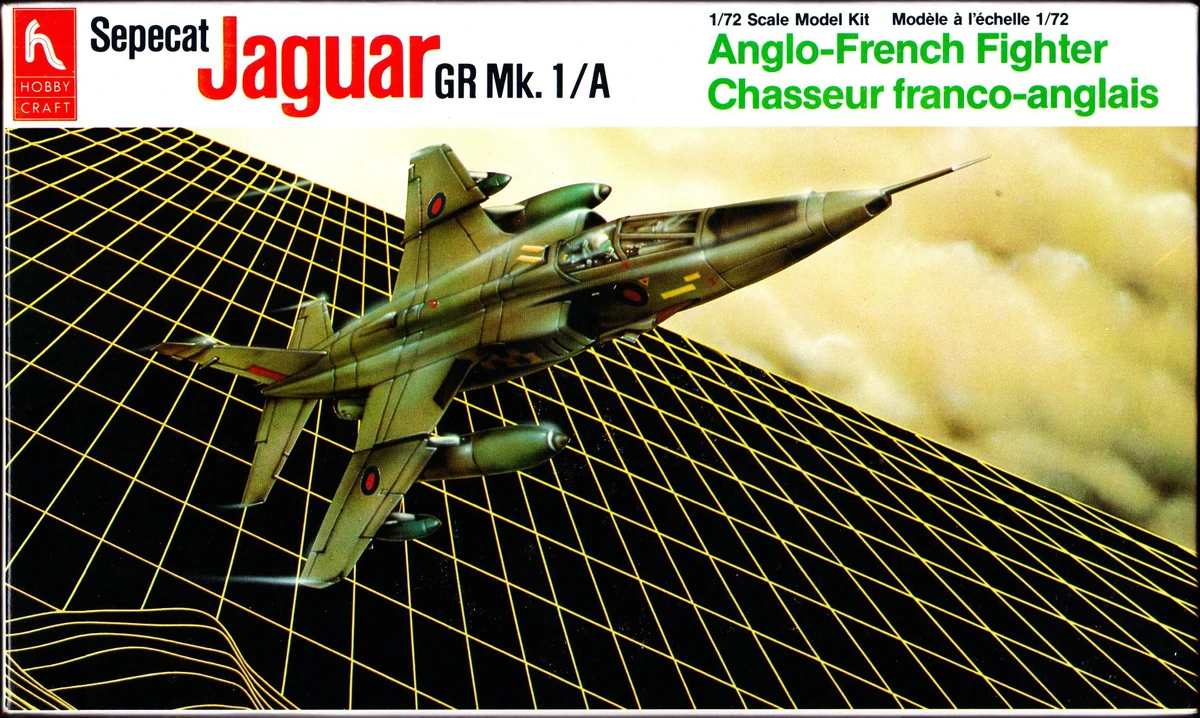 Hobbycraft 1/72 HC1308 SEPECAT Jaguar GR Mk.1/A | Encyclopedia of Scale ...