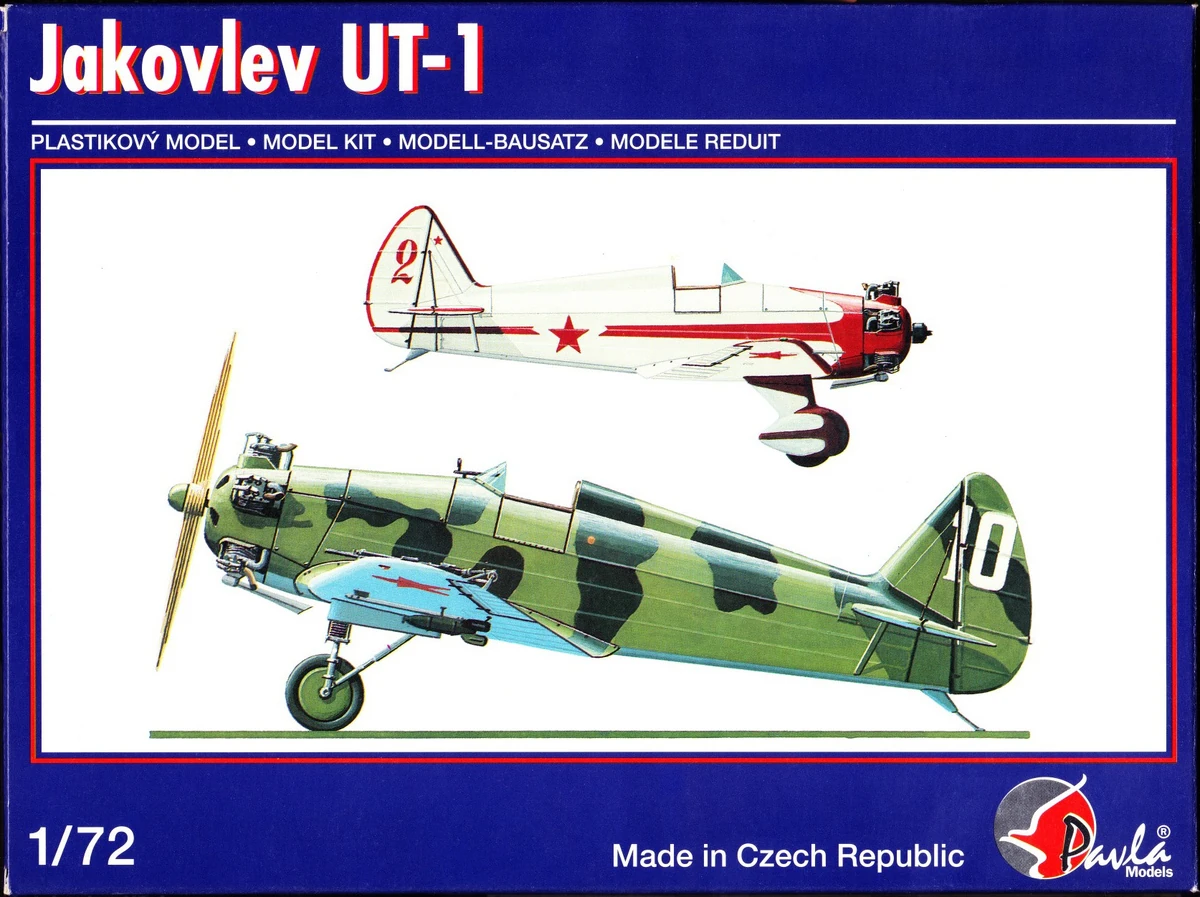 Pavla 1/72 72034 Jakovlev UT-1 | Encyclopedia of Scale Models Wiki | Fandom