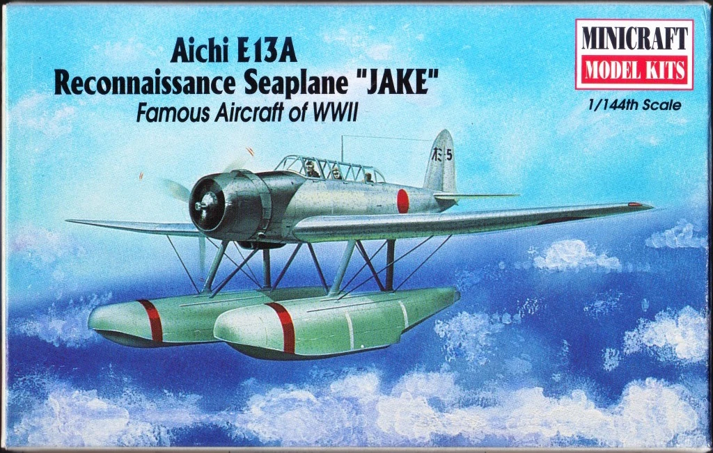 Minicraft 1/144 14433 Aichi E13A Reconnaissance Seaplane "Jake" | Encyclopedia of Scale Models ...