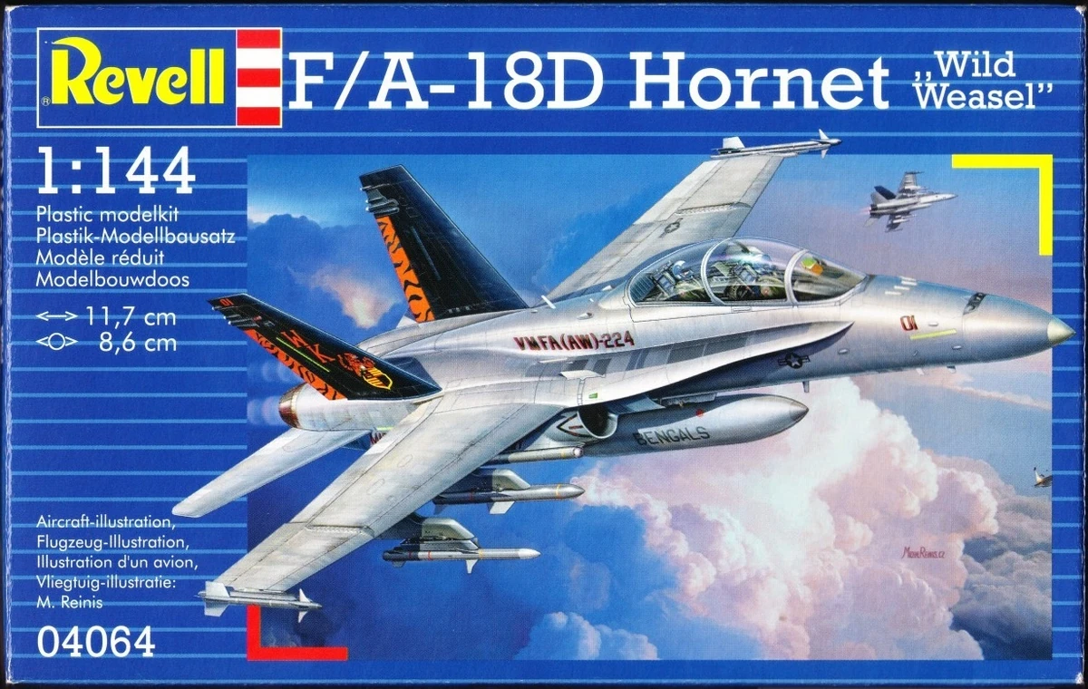 Revell/Germany 1/144 04064 F/A-18D Hornet "Wild Weasel" | Encyclopedia ...