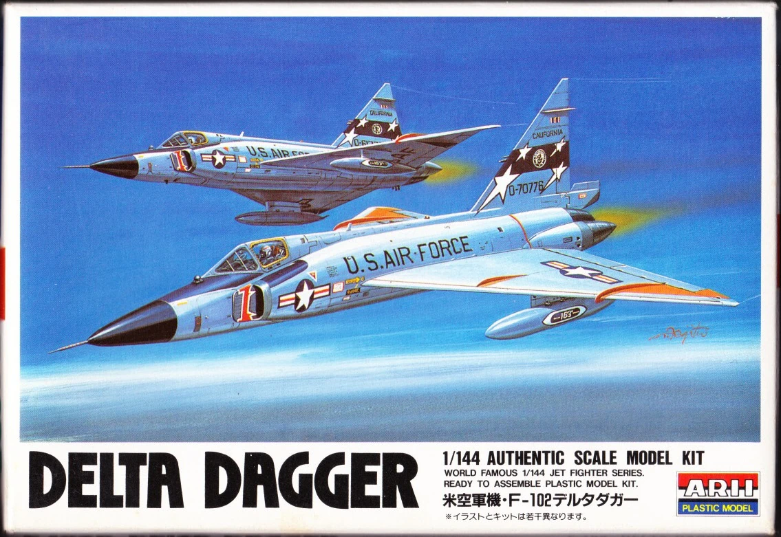 Arii 1/144 23011 F-102A Delta Dagger | Encyclopedia of Scale Models ...