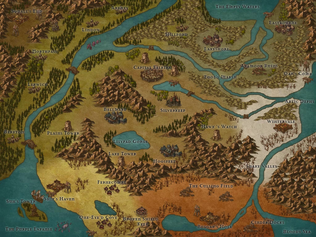 Map Locations | Troubles in Esmal Wiki | Fandom
