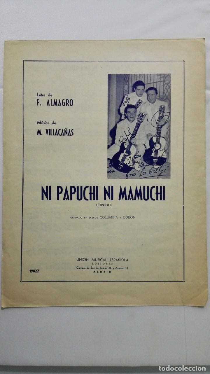 Ni papuchi ni mamuchi (canción de Trio Guadalajara) | Música Wiki | Fandom