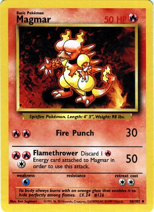 Magmar (Base Set TCG) | Pokémon Wiki | Fandom