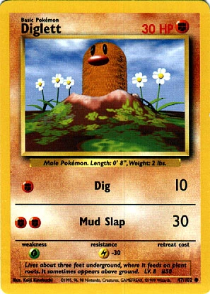 Diglett (Base Set TCG) | Pokémon Wiki | Fandom