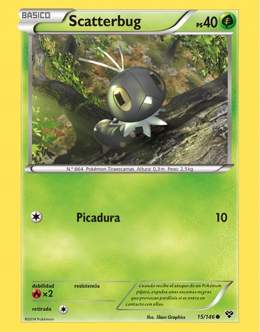Scatterbug (XY TCG) | Pokémon Wiki | Fandom