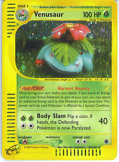 Venusaur (Expedition Base Set 30 TCG) | Pokémon Wiki | Fandom
