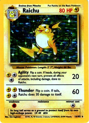 Raichu (Base Set TCG) | Pokémon Wiki | Fandom