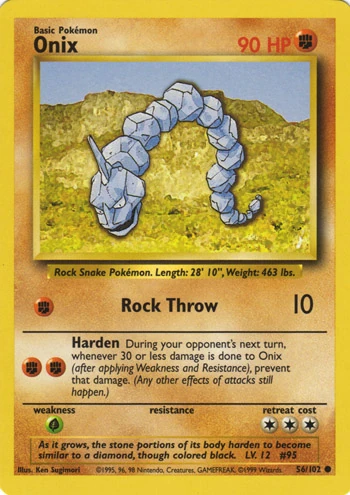 Onix (Base Set TCG) | Pokémon Wiki | Fandom