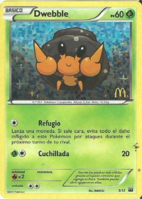 Dwebble (Mcdonald's Collection B&W2 TCG) | Pokémon Wiki | Fandom