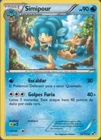 Simipour (Negro y Blanco TCG) | Pokémon Wiki | Fandom