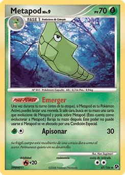 Metapod (Grandes Encuentros TCG) | Pokémon Wiki | Fandom