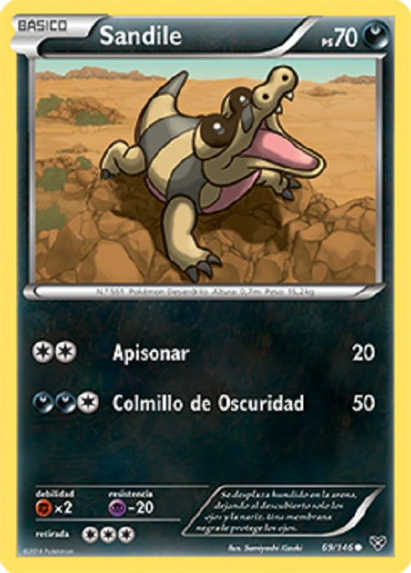 Sandile (XY TCG) | Pokémon Wiki | Fandom