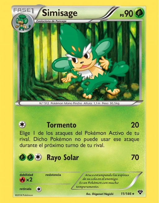 Simisage (XY TCG) | Pokémon Wiki | Fandom