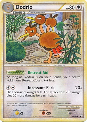 Dodrio (HS Undaunted TCG) | Pokémon Wiki | Fandom