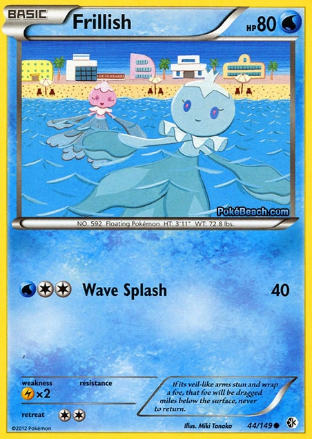Frillish (Fronteras Cruzadas TCG) | Pokémon Wiki | Fandom
