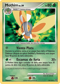 Mothim (Maravillas Secretas TCG) | Pokémon Wiki | Fandom