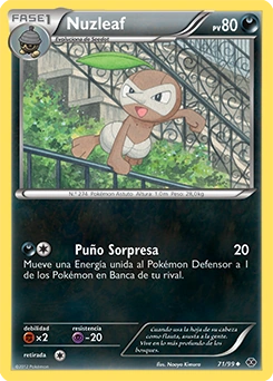 Nuzleaf (Próximos Destinos TCG) | Pokémon Wiki | Fandom