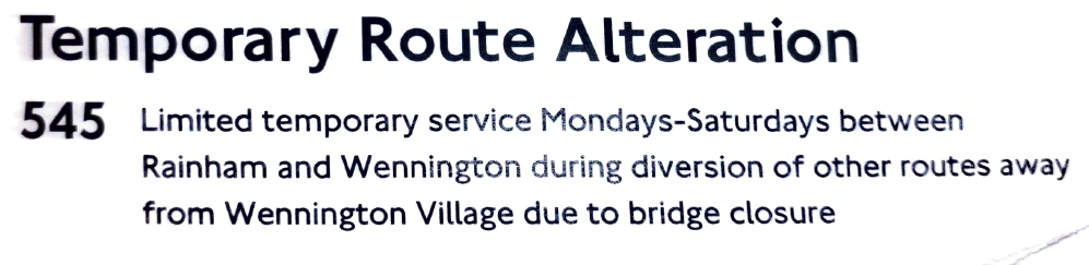 London Buses route 545 | EssexBusChronicles Wiki | Fandom