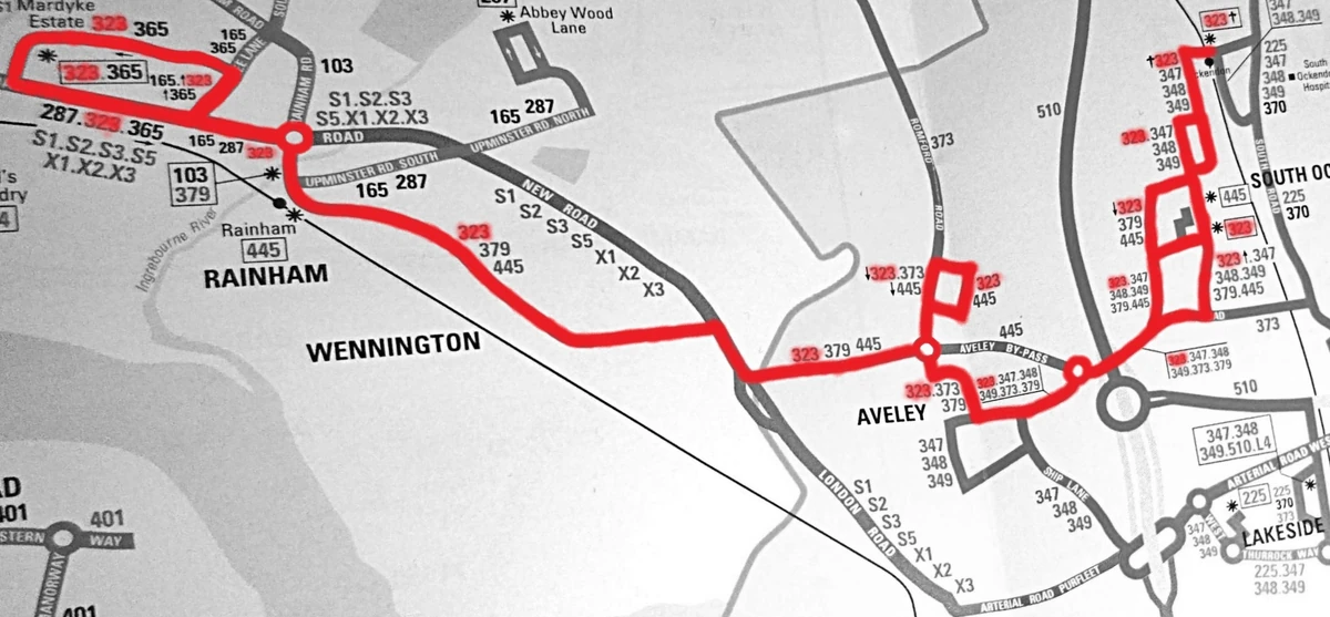 London Buses route 323 | EssexBusChronicles Wiki | Fandom