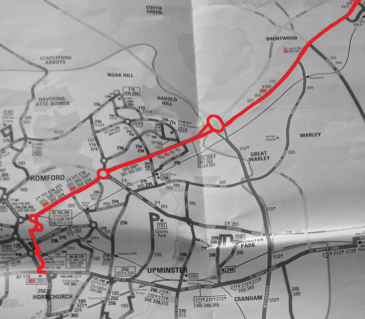 London Buses route 351/First Essex route 351 | EssexBusChronicles Wiki ...