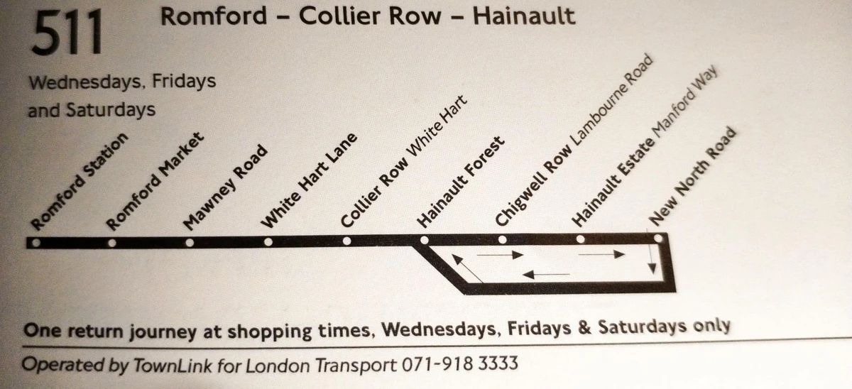 London Buses route 511 | EssexBusChronicles Wiki | Fandom