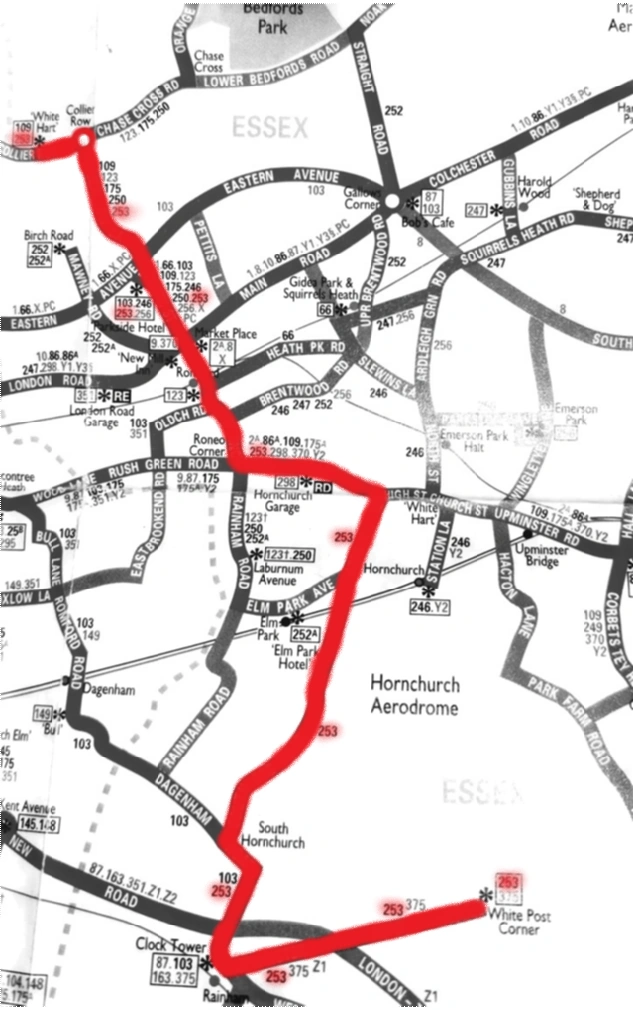 London Transport route 253 | EssexBusChronicles Wiki | Fandom