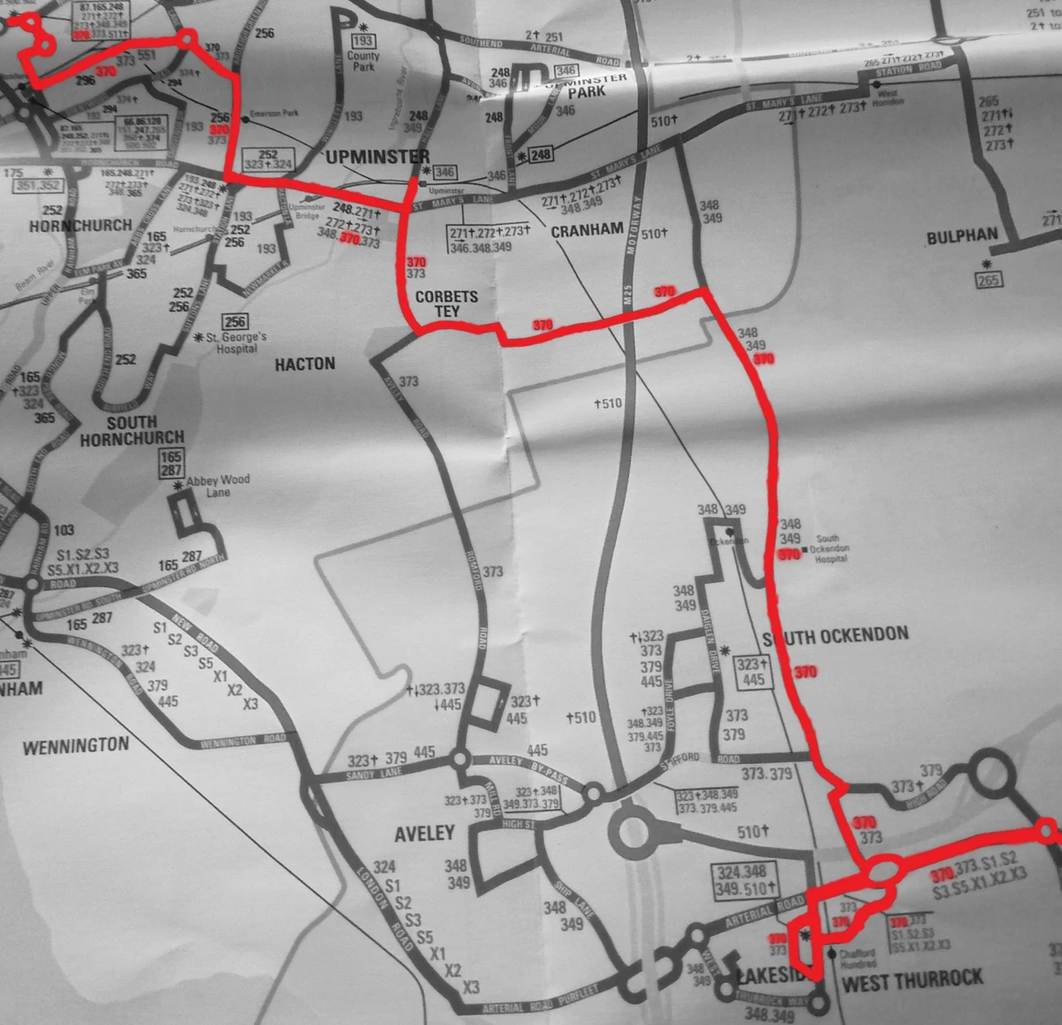 London Buses route 370 | EssexBusChronicles Wiki | Fandom