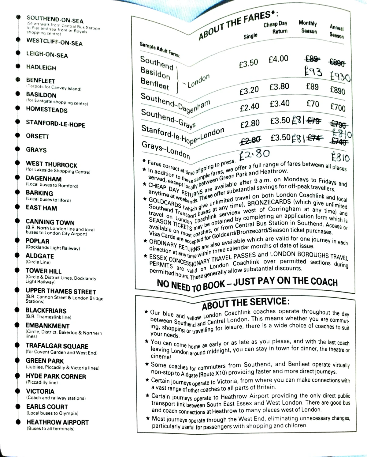 Southend Transport route X1/Green Line route X1 | EssexBusChronicles ...
