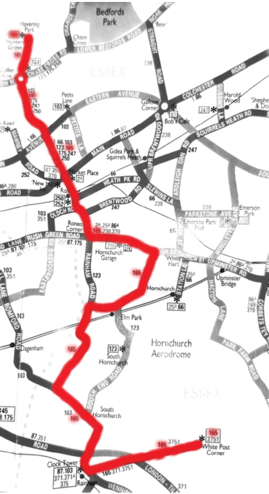 London Buses route 165 | EssexBusChronicles Wiki | Fandom