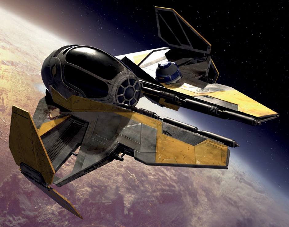 Interceptor ligero Eta-2 clase Actis de Anakin Skywalker | Star Wars ...