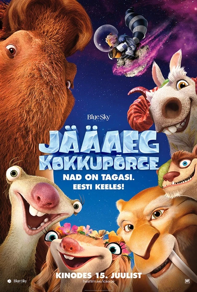 Jääaeg: Kokkupõrge (Ice Age: Collision Course) | Estonian Dubbing Wiki | Fandom
