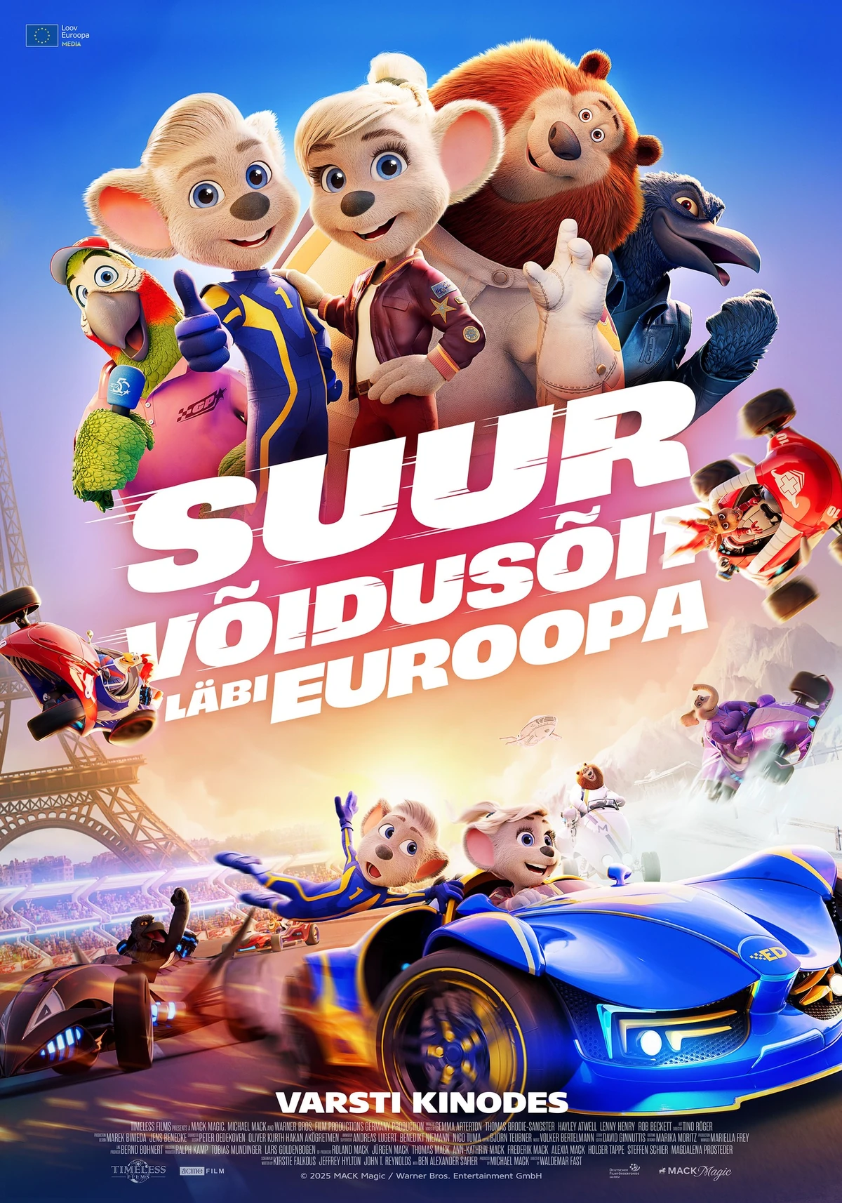 Suur võidusõit läbi Euroopa (Grand Prix of Europe) | Estonian Dubbing ...