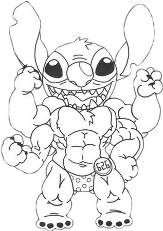 lilo and stitch experiment coloring pages