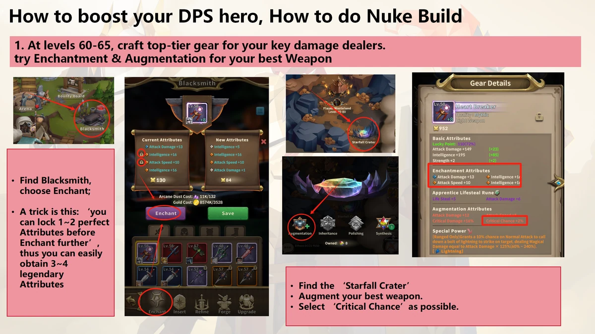 Eternal Ember Wiki/LV 60~ 65, How to Boost Your DpS Hero, How to Do Nuke Build | Eternal Ember ...
