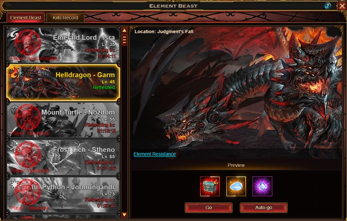 Element Beast | Eternal Fury Wiki | Fandom