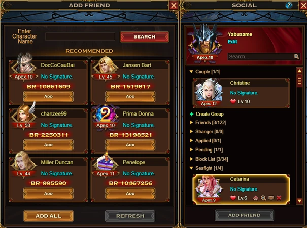 Social | Eternal Fury Wiki | Fandom