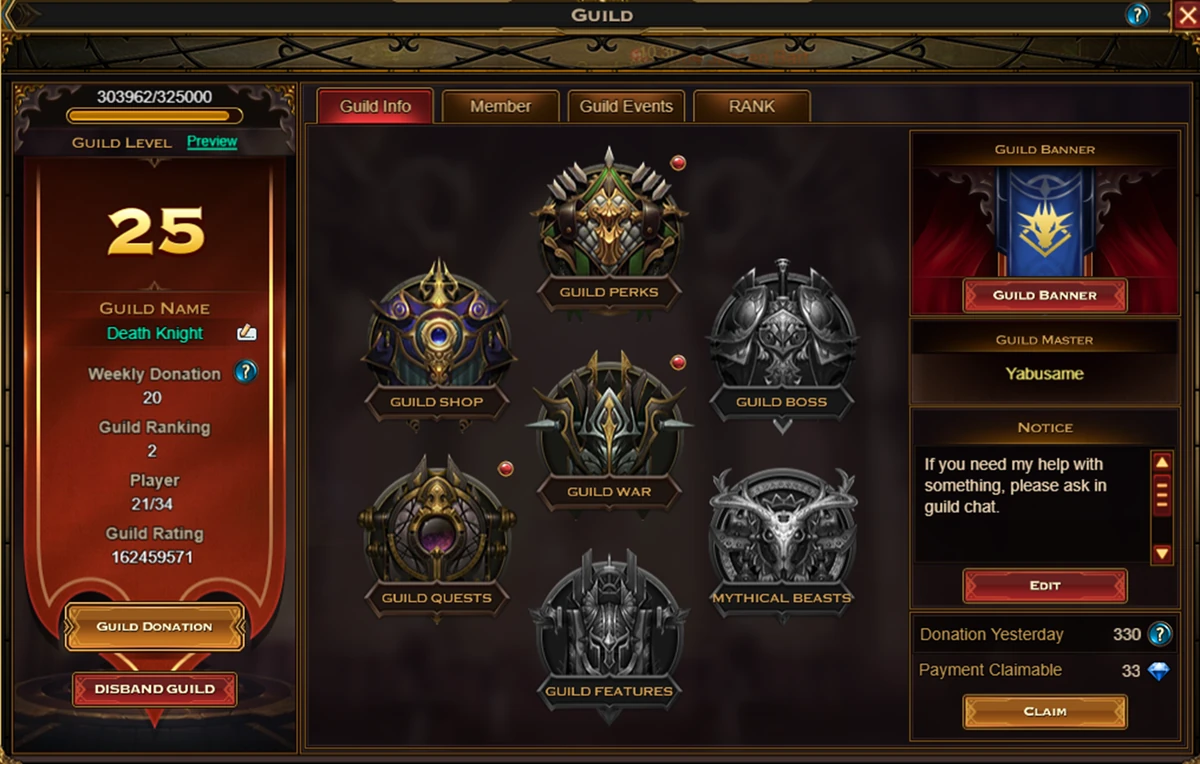 Guild | Eternal Fury Wiki | Fandom