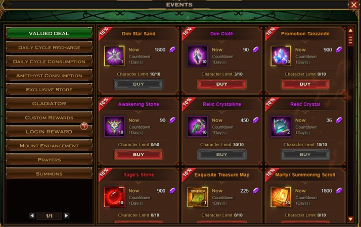 Events | Eternal Fury Wiki | Fandom