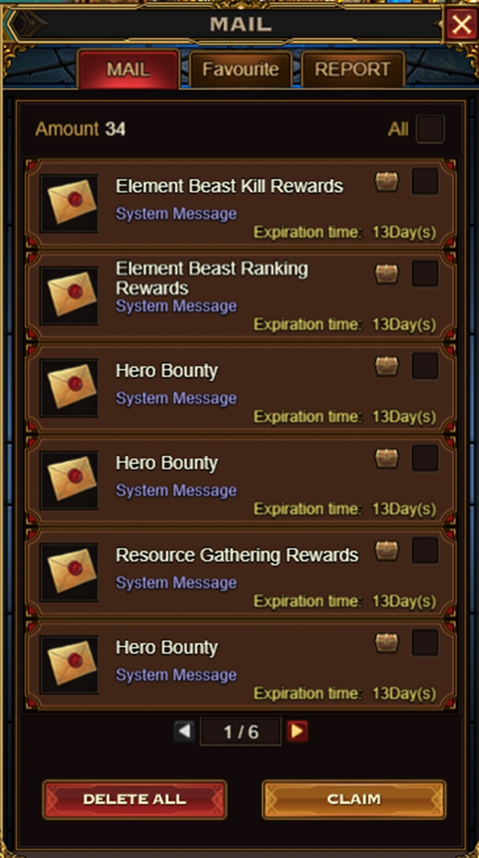 Mail | Eternal Fury Wiki | Fandom