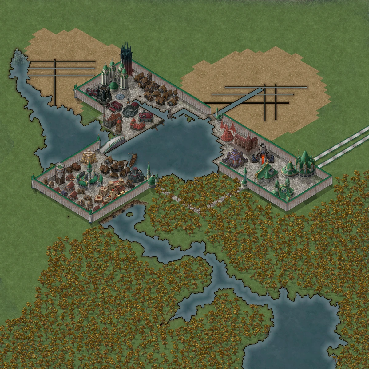 Outer Ward before the Fall | Eternal Horizons (Pathfinder 2E) campaign ...