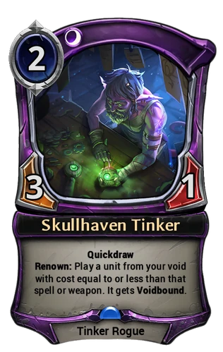 Skullhaven Tinker | Eternal Card Game Wiki | Fandom